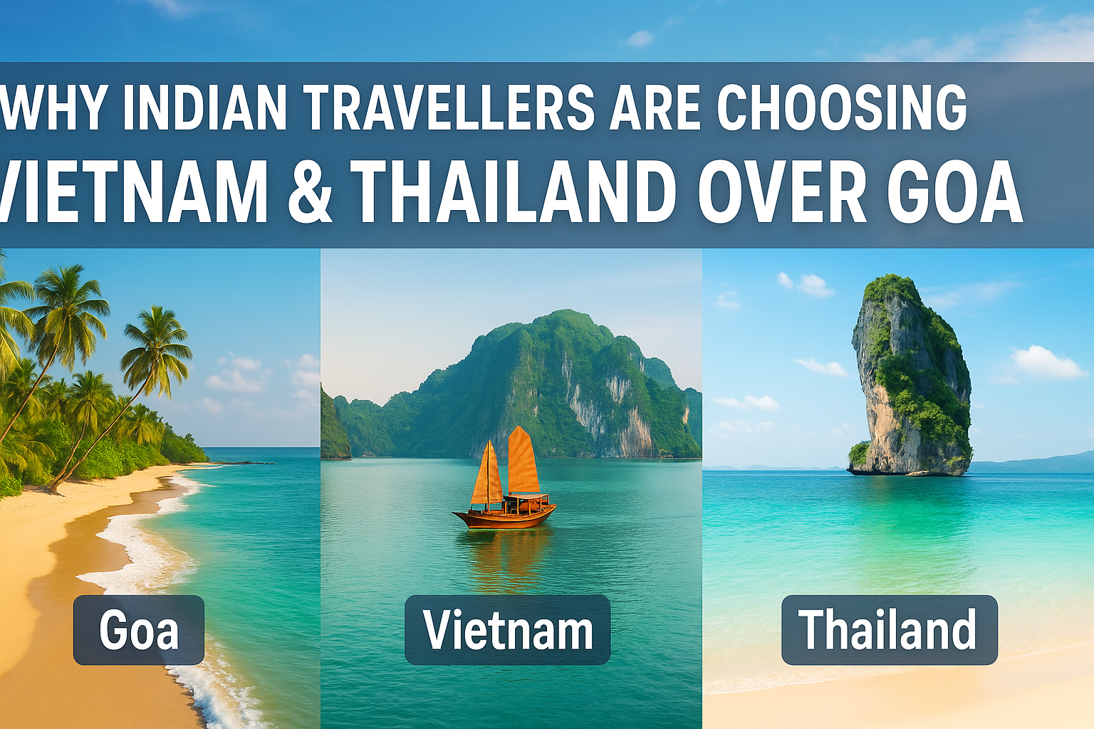 Why Indian Travellers Are Choosing Vietnam & Thailand Over Goa | 2025 ...