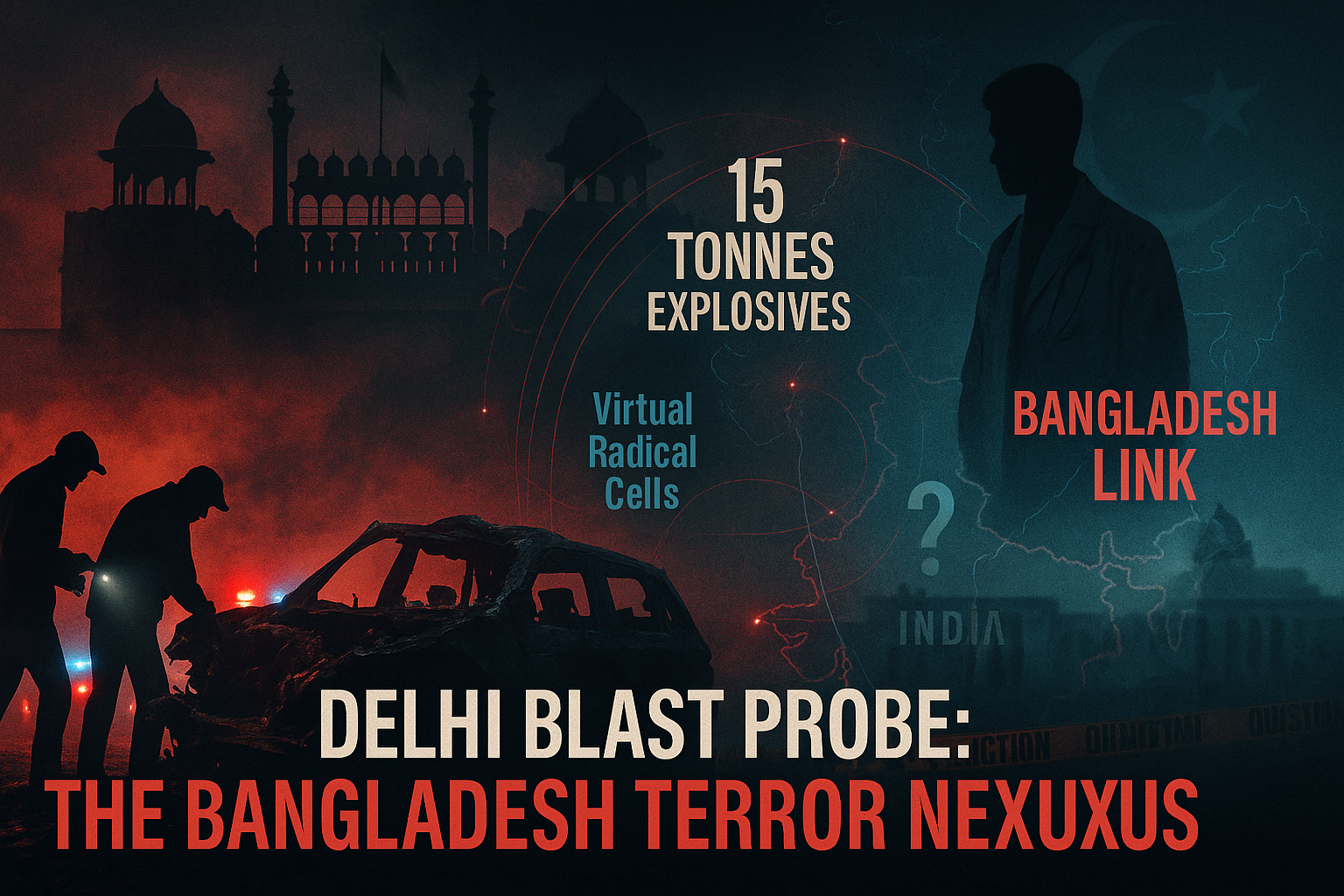 Delhi Blast Investigation Explodes into Major Bangladesh Terror Plot ...